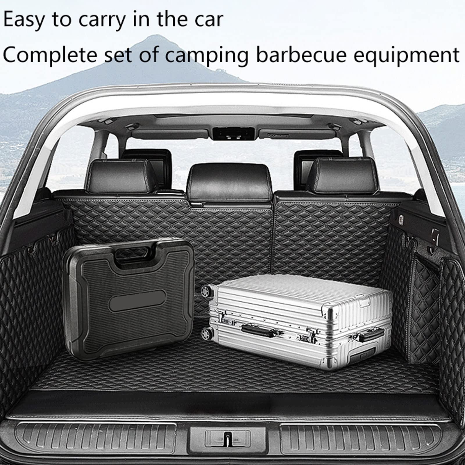 CYXI Camp Cooking Utensil Set & Outdoor Kitchen Gear-29 Piece Cookware Kit, Portable Compact Carry Case,Grill Accessories for Travel, Picnics, RVs, Camping, BBQs, Parties