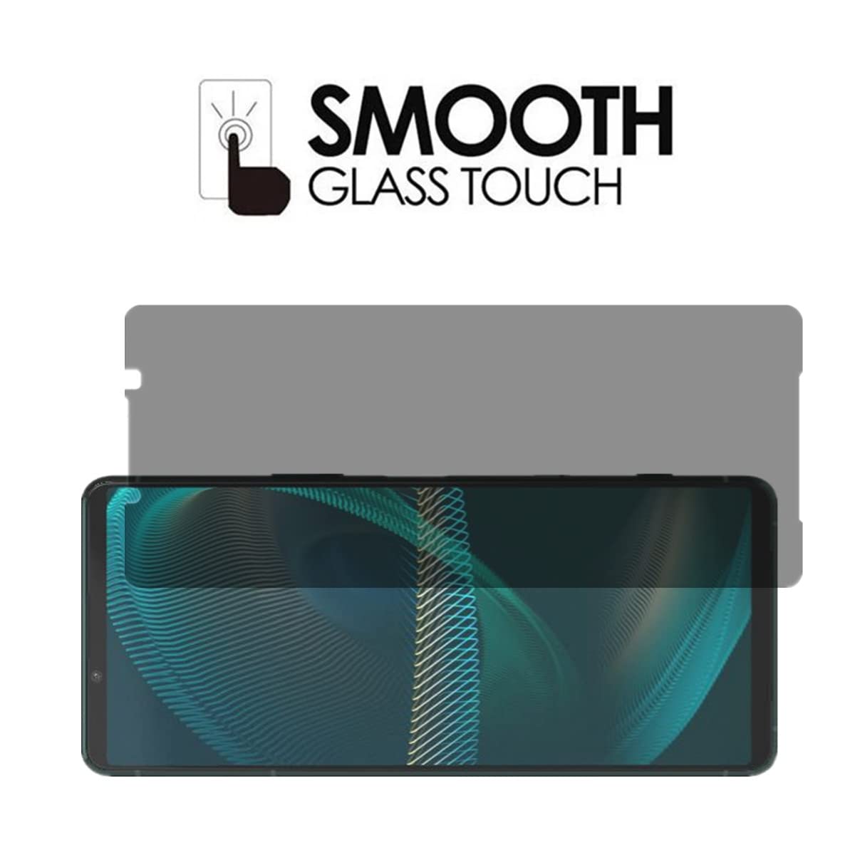 AISELAN for Sony Xperia 5 III Anti-Spy Tempered Glass, [2 Pcs] 9H Hardness Anti-Scratch Anti-Peeping Privacy Screen Protector Proteceive Film for Sony Xperia 5 III Phone