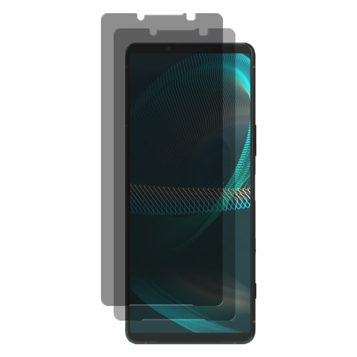 AISELAN for Sony Xperia 5 III Anti-Spy Tempered Glass, [2 Pcs] 9H Hardness Anti-Scratch Anti-Peeping Privacy Screen Protector Proteceive Film for Sony Xperia 5 III Phone