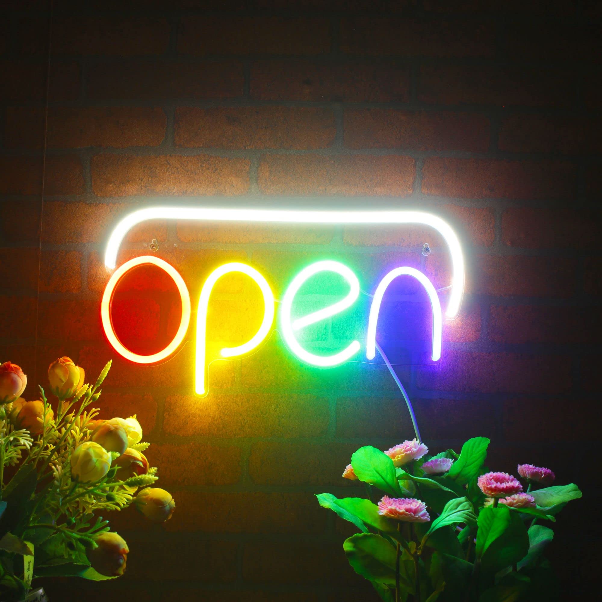 AdvPro Open Flex Silicone LED Neon Sign - Blue - st16s32-fnu0244-b