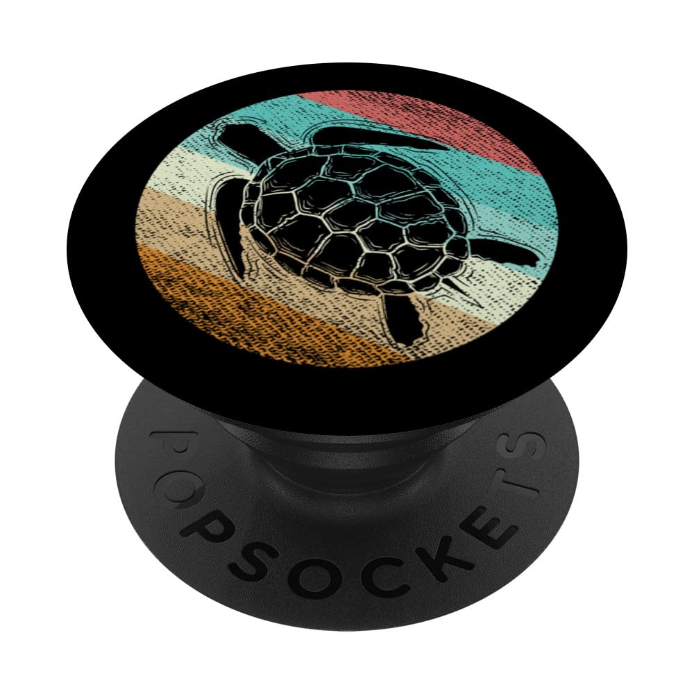Turtle swimming in the Sea PopSockets Standard PopGrip