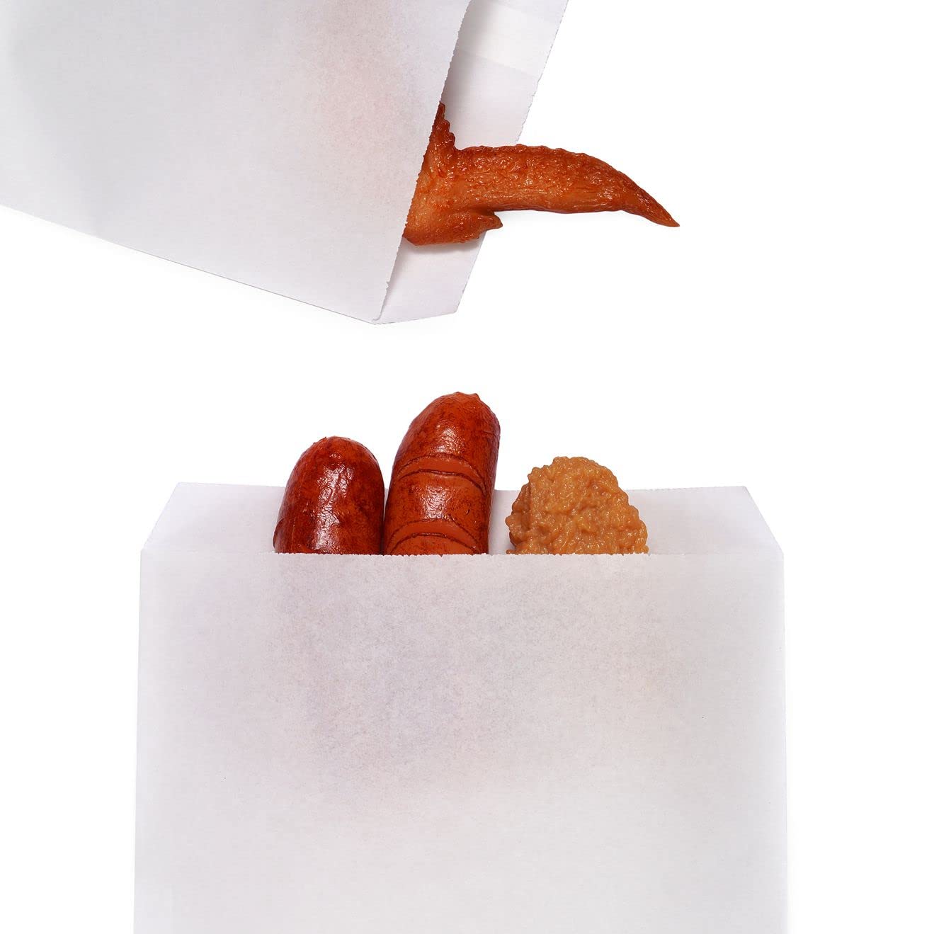 Quotidian White Flat Mini Square Glassine Paper Bags Envelope 3" x 3" (8 x 8cm) Pack of 100 - Snacks Chocolate Buffet Craft Supplies Party Favor