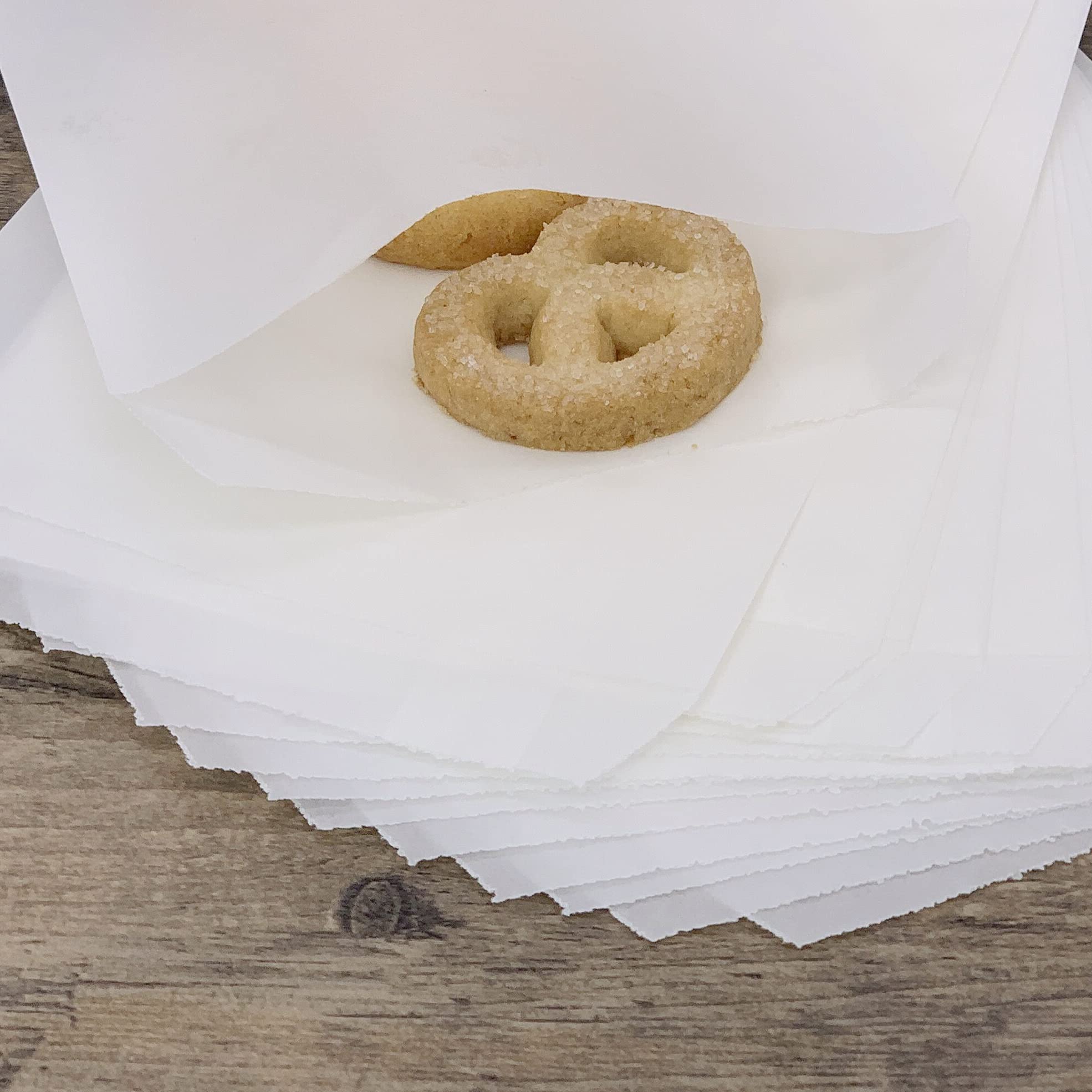 Quotidian White Flat Mini Square Glassine Paper Bags Envelope 3" x 3" (8 x 8cm) Pack of 100 - Snacks Chocolate Buffet Craft Supplies Party Favor