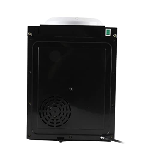 YILIKISS Top Loading Countertop Water Cooler Dispenser, Room Temperature, Hot & Cold Water Dispenser, Holds 3 & 5 Gallon Bottles, Mini Desktop Table Electric Drinking Machine