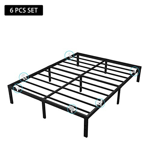 Woozuro Non Slip Mattress Gaskets for Bed Frame, Mattress Holder in Place Gripper, Keep Mattress from Sliding Stopper, 6 Pcs White Baffle Fit for Box Spring, Wide Applicability