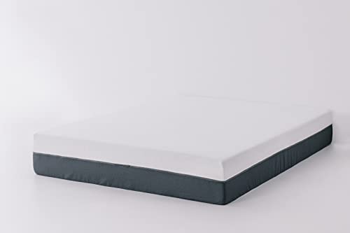 Swiss Ortho Sleep 12" High-Density Memory Foam Mattress, CertiPUR-US, Multi-Layered Foam, Supporting Body Weight,Comfort and Relieve Pressure, Queen, White