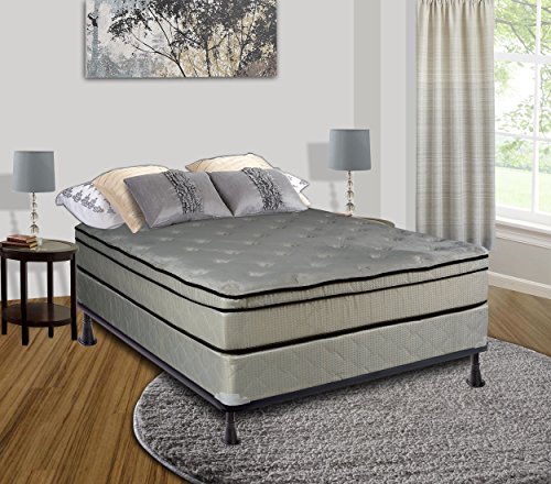 Continental Sleep Mattress, 11 Inch Euro Top Assembled , Orthopedic Full Mattress with Cozy Teddy Bear Fabric, Victoria Collection