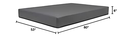 Dreamfoam Bedding Chill 6" Gel Memory Foam Mattress, Full XL- Made in Arizona