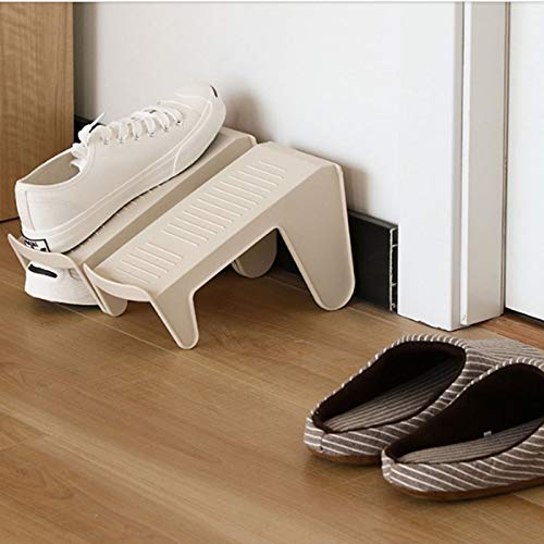 WENMENG2021 Adjustable Shoe Organizer Home Space Saving Shoe Storage Rack Double Shoes Bracket Student Dormitory Shoes Finishing Rack Shoe Storage Organizer