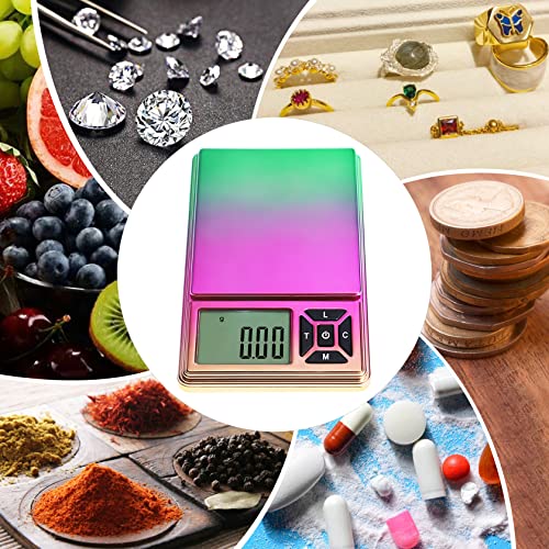 GRAM PRES Digital Pocket Scale 300g/0.01g Accuracy,Small Jewellery Coin Powder Scale Digital Gram and Oz with 50g Cal Weights,Digital Gram Scale