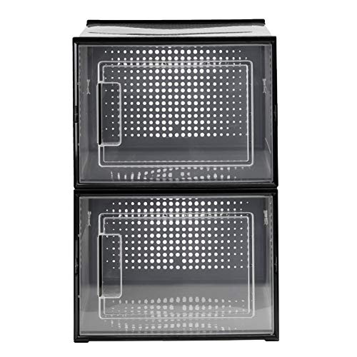パール金属(PEARL METAL) AZ-5082 Shoe Box, Lサイズ, BLKP Black