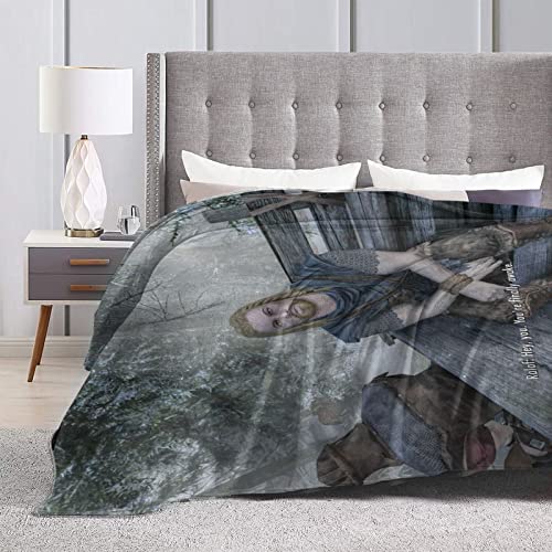 Hey, You You're Finally Awake Blanket Throw Blanket Ultra Soft Velvet Blanket Lightweight Bed Blanket Quilt Durable Home Decor Fleece Blanket Sofa Blanket Luxurious Carpet