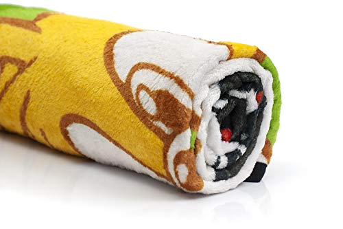JUST FUNKY Sonic The Hedgehog Warhol Throw Blanket | 45 x 60 Inch Large Fleece Blanket