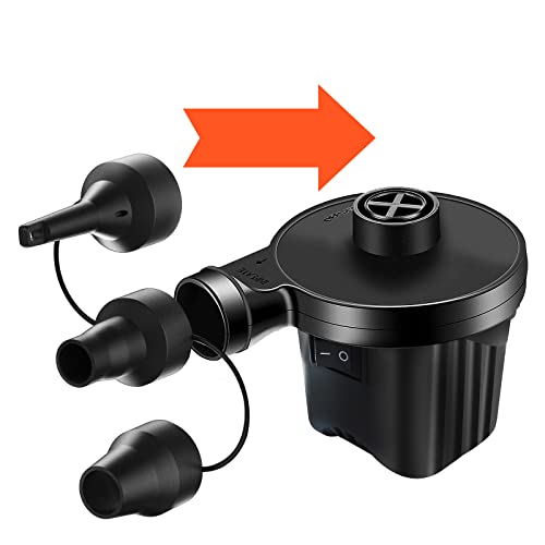 4 Set Replacement Nozzles, Plastic Pump Nozzles, 3 Size for Air Bed, Air Pump Nozzles for Inflatables, Air Mattress