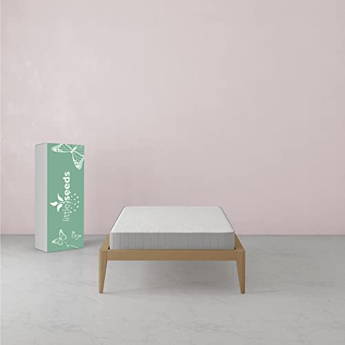 Little Seeds Moonglow 6 Inch Reversible Innerspring Mattress in a Box, Twin Size
