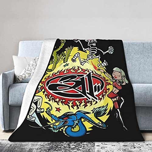 STYLOPUNK 311 Band Throw Blankets Lightweight Flannel Blankets Funny Fleece Bed Blanket All Seasons 80"X60"