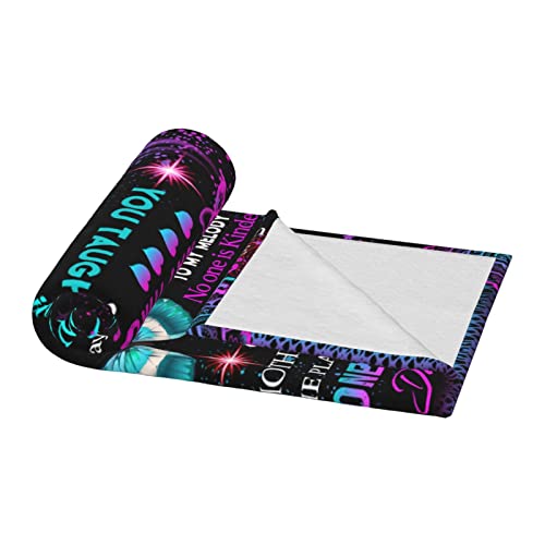Gifts for Mom, Throw Blanket to My Mom from Daughter ,Blanket Flannel Blankets Comfortable Couch Ultra Soft Plush Bed Warm Blanket for Adults 60X50 Inch (mom)