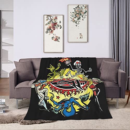 STYLOPUNK 311 Band Throw Blankets Lightweight Flannel Blankets Funny Fleece Bed Blanket All Seasons 80"X60"