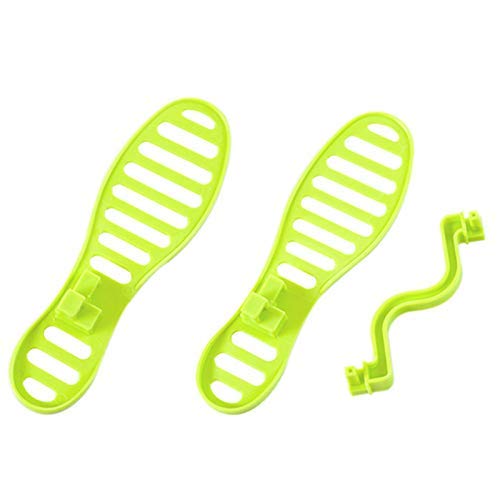 zhppac Shoe Organizer Shoe Storage Box Wall Mounted Shoes Rack Shoe Racks Space Saver Hanging Shoe Storage Racks Plastic Shoe Slots Double Shoe Slot green