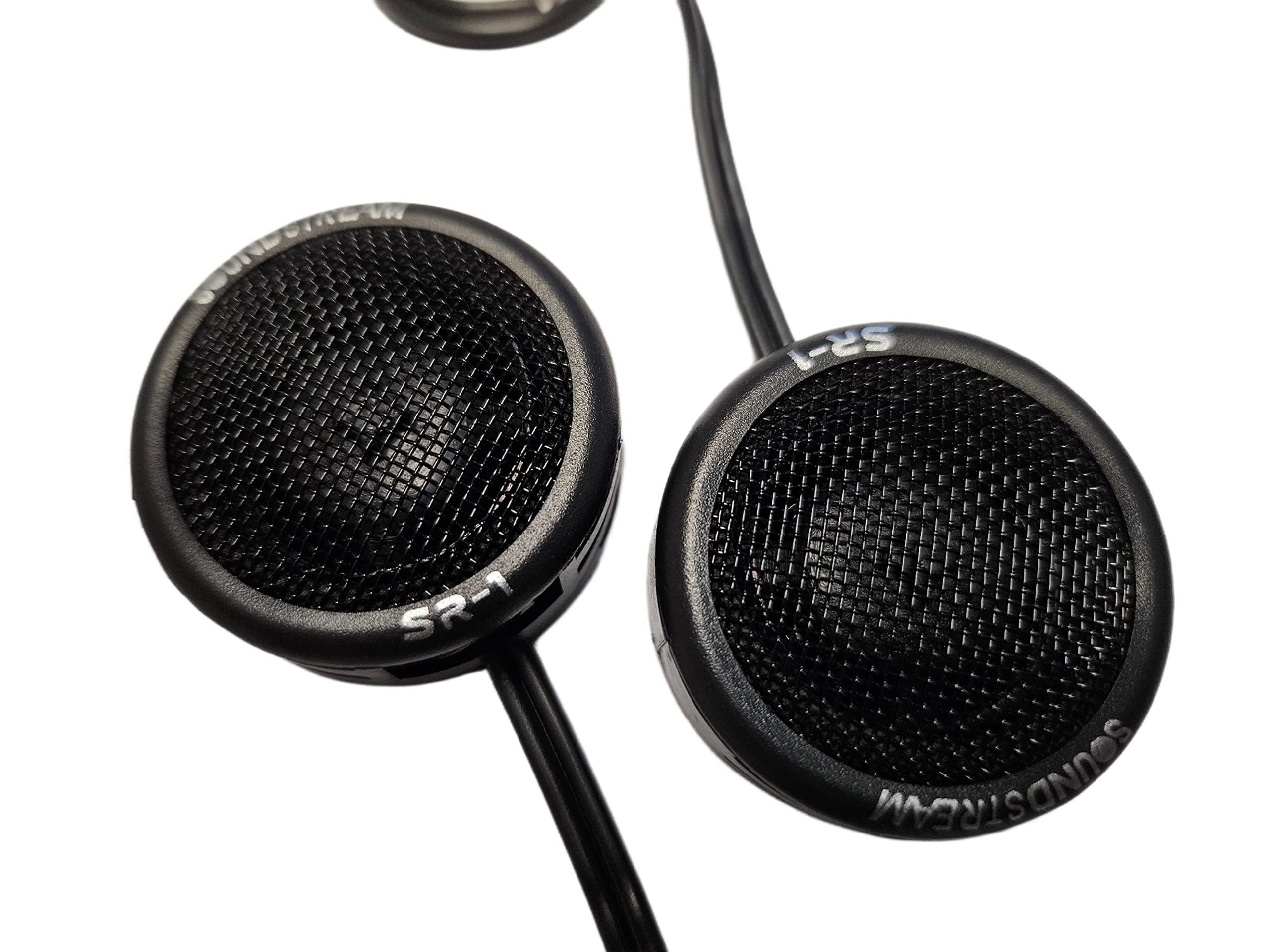 SOUNDSTREAM Reign Series SR-1 Niobium Micro Dome 1" Tweeter, 3 Way Mount Super 1 Inch Tweeters, 200 Watts Max