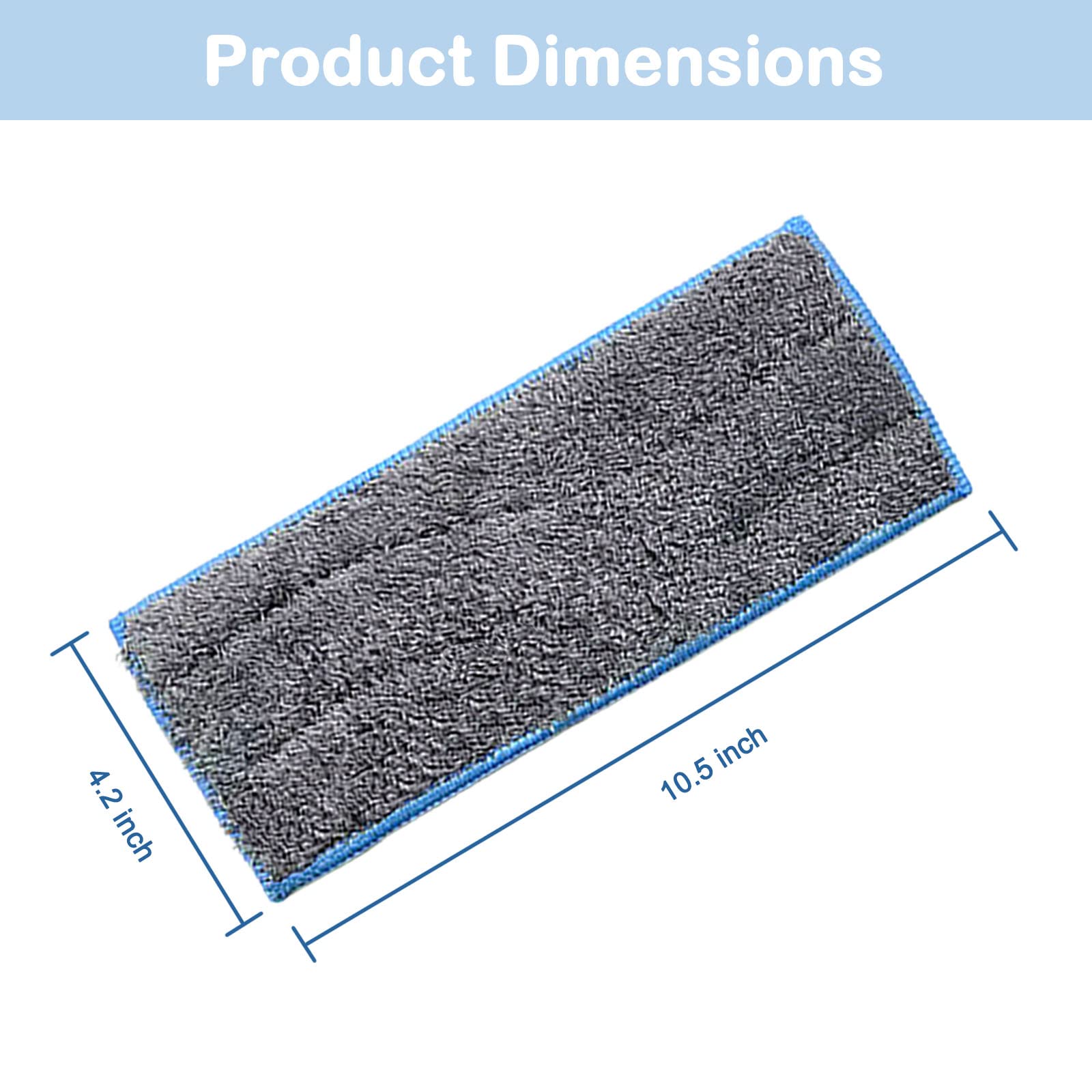 Tivcroxs 8 Pack Jet M6 Wet Mopping Pads