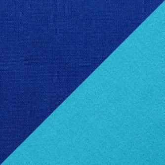 SensaCalm Sensory Weighted Lap Pad, Weighted Calm Blanket Dazzling Blue and Scuba Blue, 2 lbs 12 x 18 inches