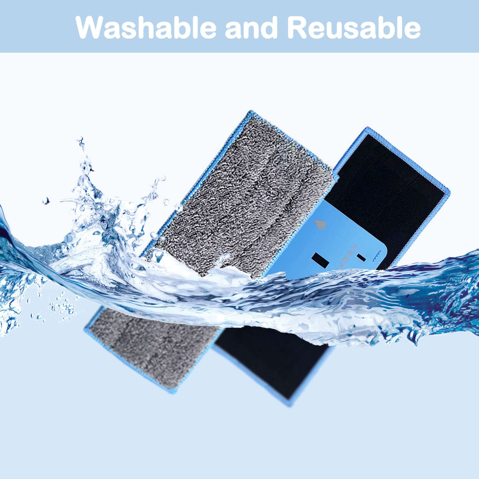 Tivcroxs 8 Pack Jet M6 Wet Mopping Pads