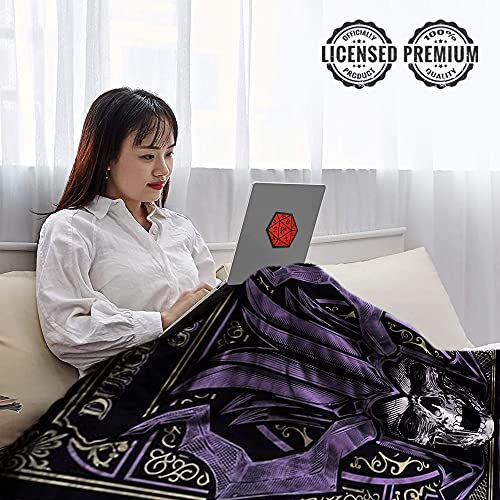 Dungeons & Dragons Player's Guide Fleece Throw Blanket - 45 X 60 Inches | Premium Quality Lightweight Blanket | Anime-Based Design - Cozy, Soft, and Warm for Gaming Nights and Beyond