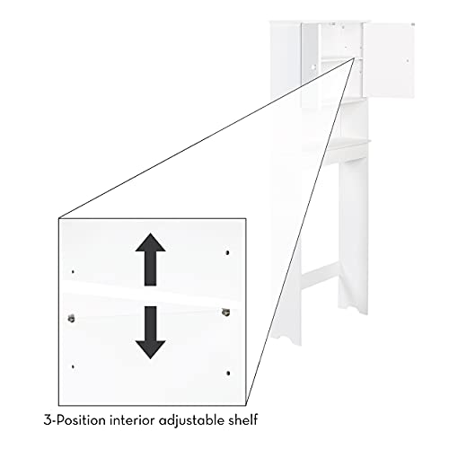 RiverRidge Medford Two Door, White Spacesaver, One Size