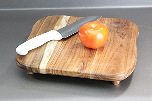 Blackstone 1755 Accessories Premium Quality Grill Board with Legs-Made from Koa Wood-Designed for Top of Griddle or Countertop-Use to Cut and Chop Vegetables or Meat, One Size