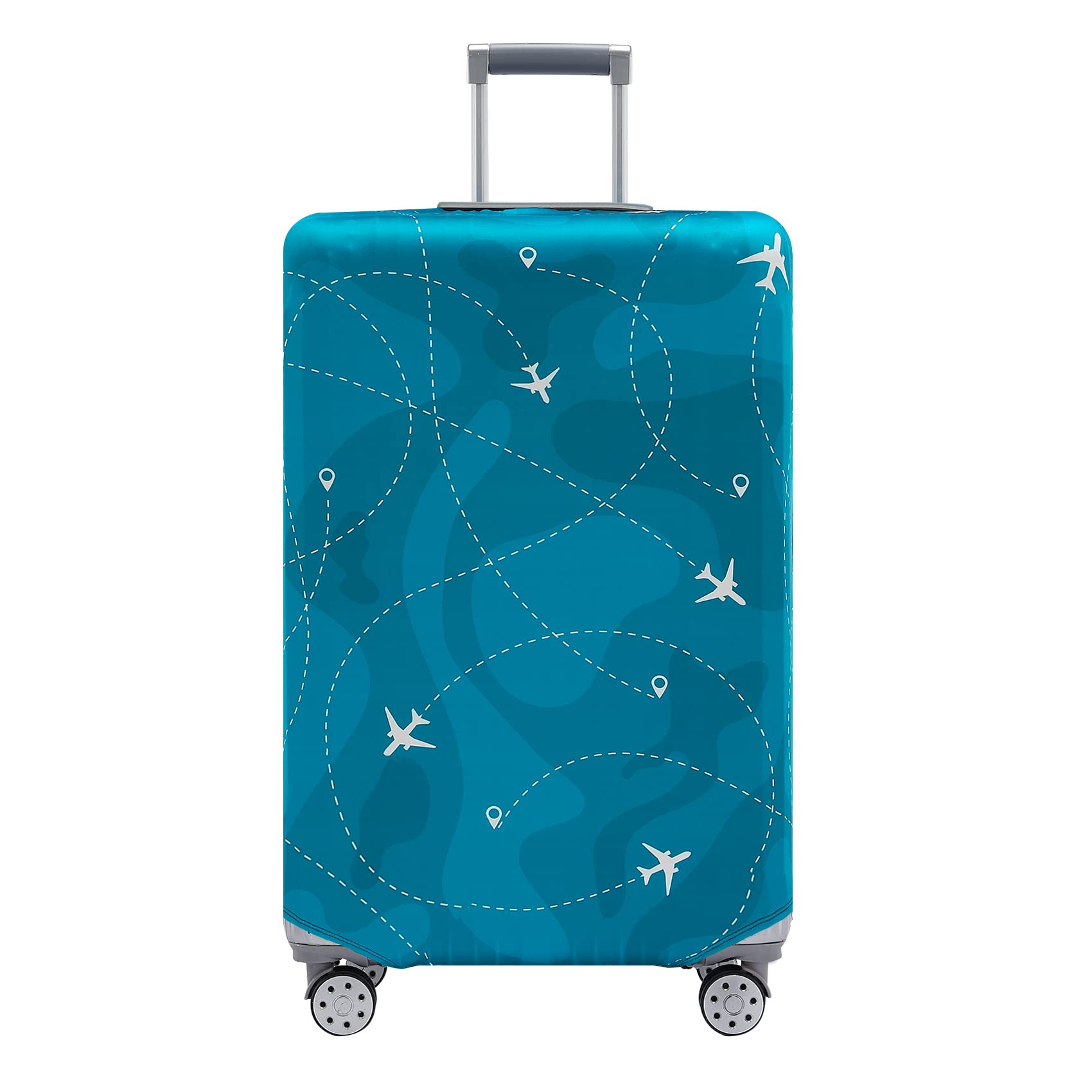 Travelkin Luggage Cover Washable Suitcase Cover Suitcase Protector Anti-scratch Suitcase cover Fits 18-32 Inch Luggage(M for 22-25 Inch Luggage)