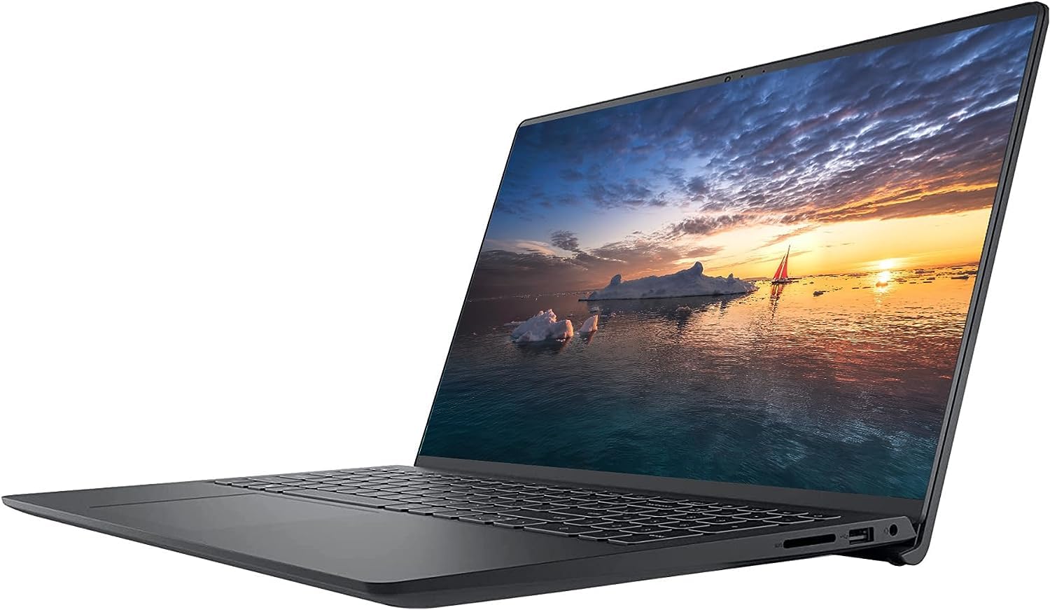 Dell Inspiron 3515 Business Laptop, 15.6''HD Display, AMD Ryzen 5 3450U, Windows 11 Pro, 12GB RAM, 512GB SSD, HDMI, Wi-Fi, Bluetooth, Long Battery Life, SD Card Reader, Carbon Black