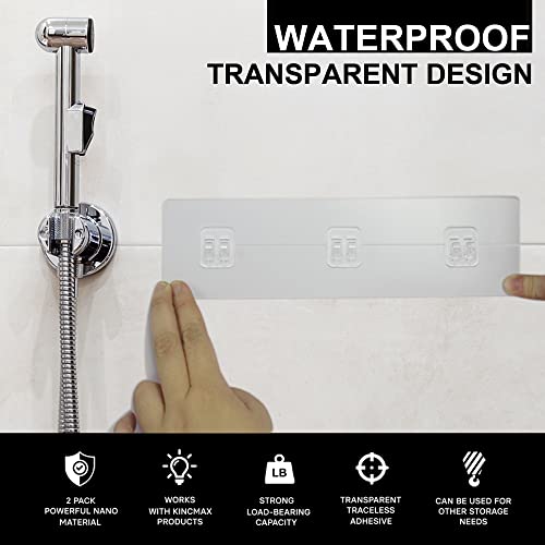 EXQLIFE YAWSOUP Shower Caddy Shelf with Hooks Storage Rack Organizer ,Can be wall-mounted without holes for Bathroom, Washroom, Restroom, Shower, Toilet, Kitchen