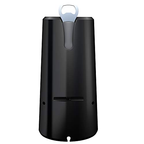 BLACK+DECKER EasyCut Extra-Tall Can Opener with Knife Sharpener and Bottle Opener, Black, EC500B-T