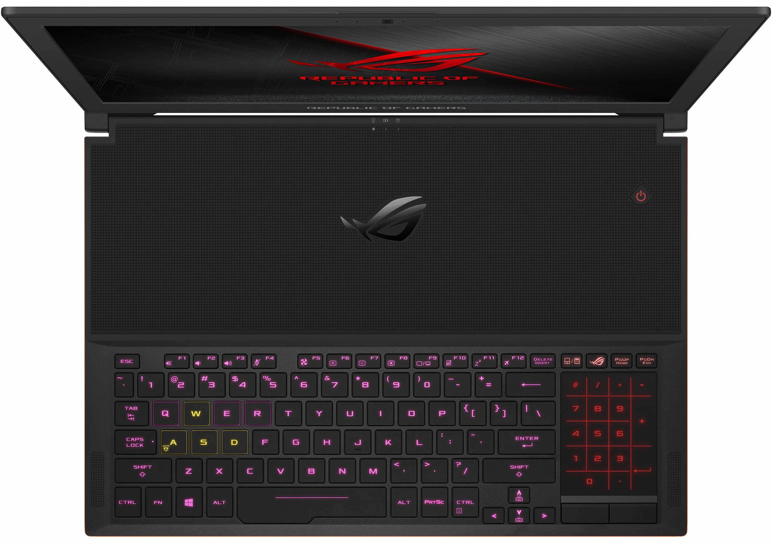 ASUS ROG Zephyrus GX501 Home & Business Laptop (Intel i7-8750H 6-Core, 16GB RAM, 512GB SSD, GTX 1080, 15.6" 144Hz Full HD (1920x1080), WiFi, Bluetooth, Backlit KB, Win 10 Pro) (Renewed)