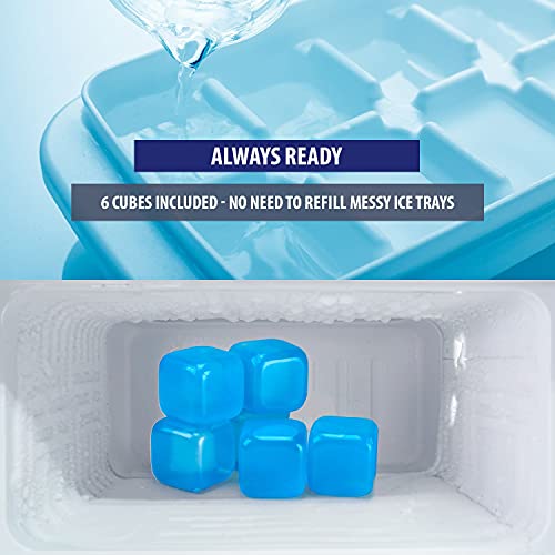 Extra Large Reusable Ice Cubes - BPA Free Plastic - for Cool Therapy Machine or Drink Dispensers - Ice Therapy System