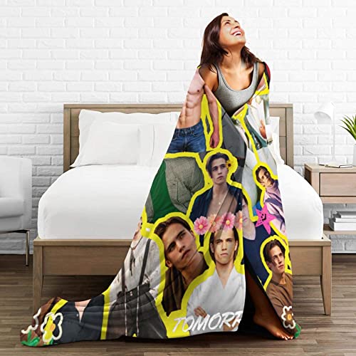 Blanket Tanner Buchanan Soft and Comfortable Warm Fleece Blanket for Sofa,Office Bed car Camp Couch Cozy Plush Throw Blankets Beach Blankets