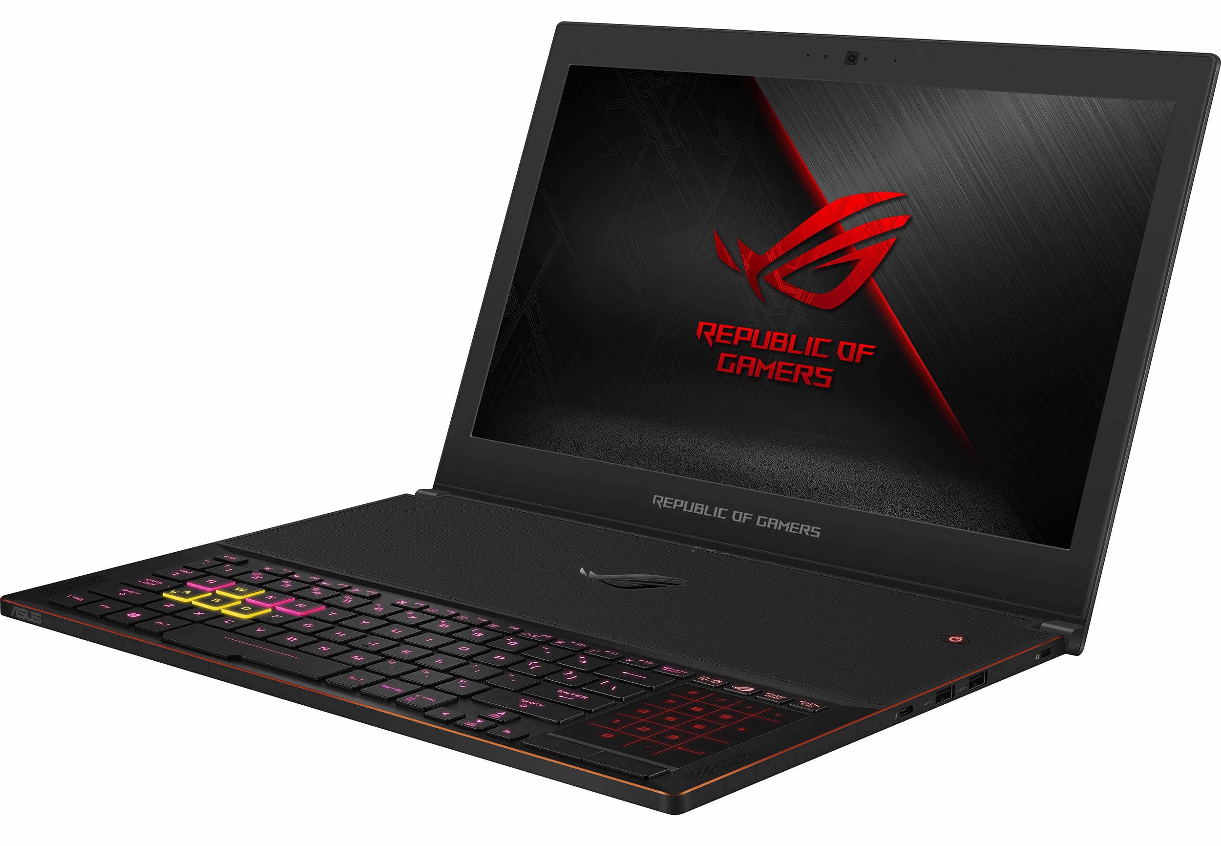 ASUS ROG Zephyrus GX501 Home & Business Laptop (Intel i7-8750H 6-Core, 16GB RAM, 512GB SSD, GTX 1080, 15.6" 144Hz Full HD (1920x1080), WiFi, Bluetooth, Backlit KB, Win 10 Pro) (Renewed)