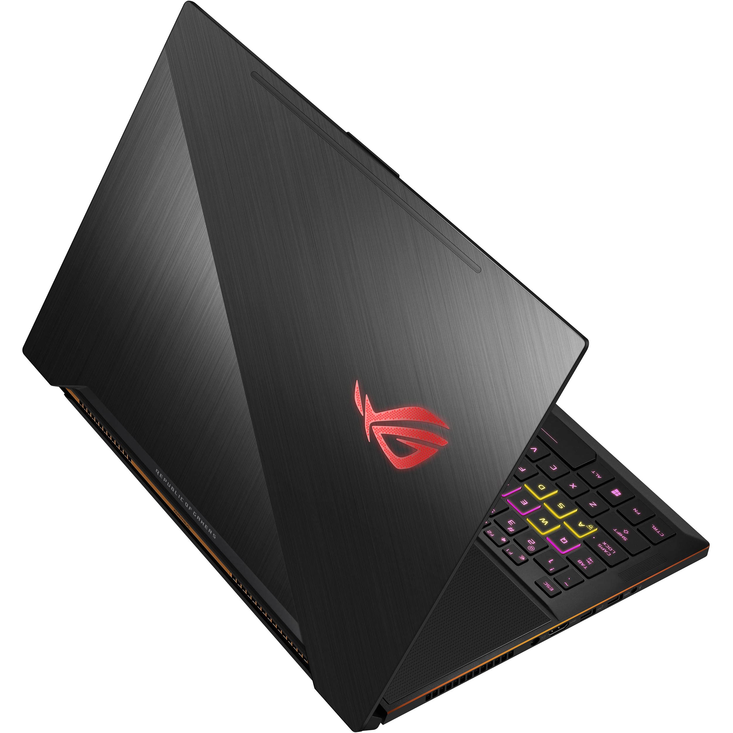 ASUS ROG Zephyrus GX501 Home & Business Laptop (Intel i7-8750H 6-Core, 16GB RAM, 512GB SSD, GTX 1080, 15.6" 144Hz Full HD (1920x1080), WiFi, Bluetooth, Backlit KB, Win 10 Pro) (Renewed)