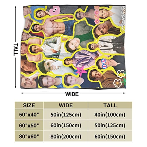 Blanket Tanner Buchanan Soft and Comfortable Warm Fleece Blanket for Sofa,Office Bed car Camp Couch Cozy Plush Throw Blankets Beach Blankets