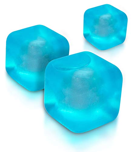 Extra Large Reusable Ice Cubes - BPA Free Plastic - for Cool Therapy Machine or Drink Dispensers - Ice Therapy System