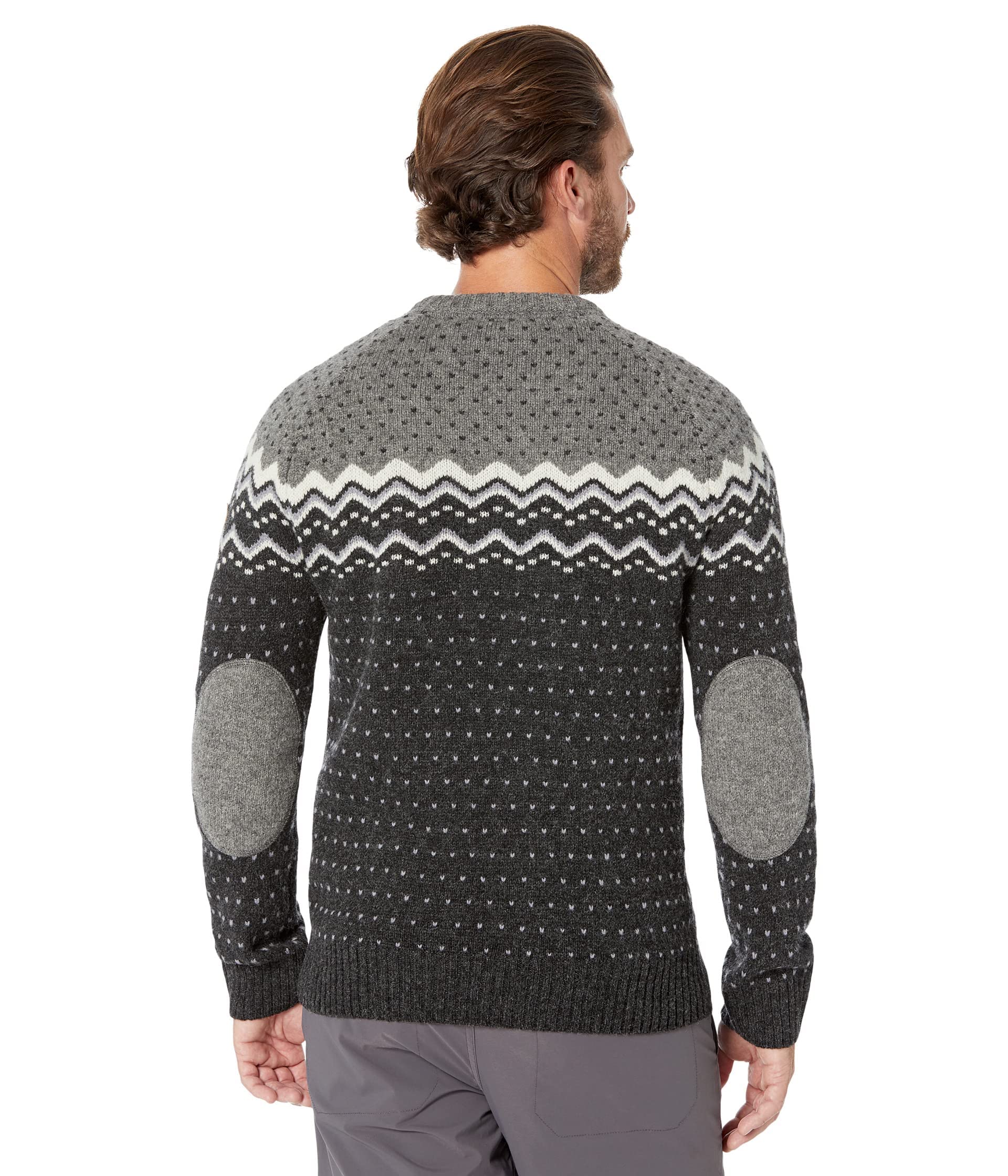 Fjällräven Övik Knit Sweater Dark Grey/Grey LG