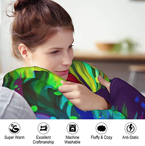 Zhung Ree Flannel Fleece Throw Blanket Lion Embraces Lioness Microfiber Durable Couch Blankets Home Decor Perfect for Bed and Sofa Super Soft Warm Blankets for All Season(60"x 50")