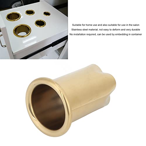 LIYJTK Hair Dryer Holder,Stainless Steel Blow Shelf Blower Rack for Home Salon Bathroom (Gold)