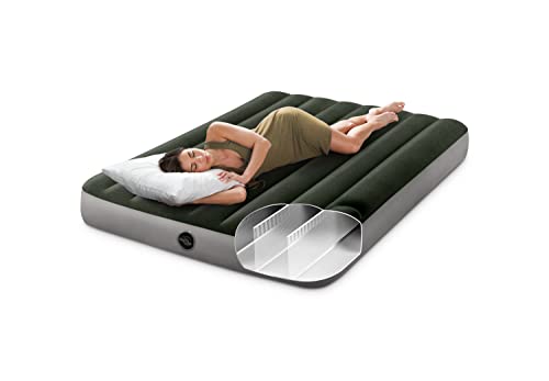 INTEX 64108E Dura-Beam Standard Prestige Air Mattress: Full Size – 10in Bed Height – 600lb Weight Capacity – Pump Sold Separately