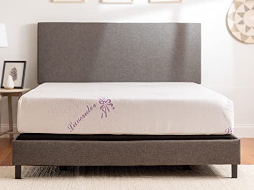 Tulo by Mattress Firm | 10 INCH Memory Foam Lavender Mattress | Pain-REDUCING Pressure Relief | Queen Size
