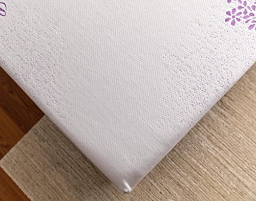 Tulo by Mattress Firm | 10 INCH Memory Foam Lavender Mattress | Pain-REDUCING Pressure Relief | Queen Size