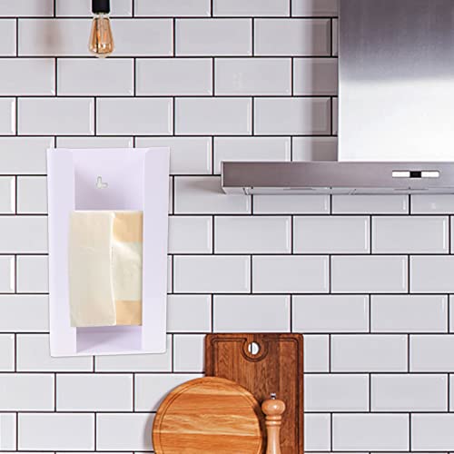 Scicalife Hygiene Station Desktop Tissue Box Gloves Holder Face Towel Storage Box with Wall Mounting Holes