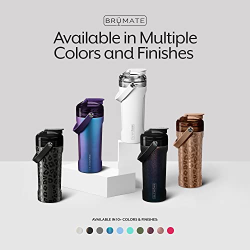 BrüMate MultiShaker Blender Shaker Bottle | 100% Leakproof Insulated Stainless Steel Shaker Bottle | Protein Shaker Bottle, and Pre Workout Bottle for the Gym | 26oz (Denim)