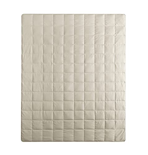 Well Being Quilted 20 Pound Weighted Blanket,Oatmeal,60"x80"